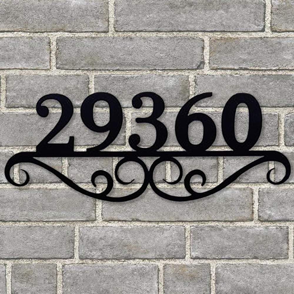 Simple Scroll, Decorative, Metal Sign, Personalized, Wedding Gift ...