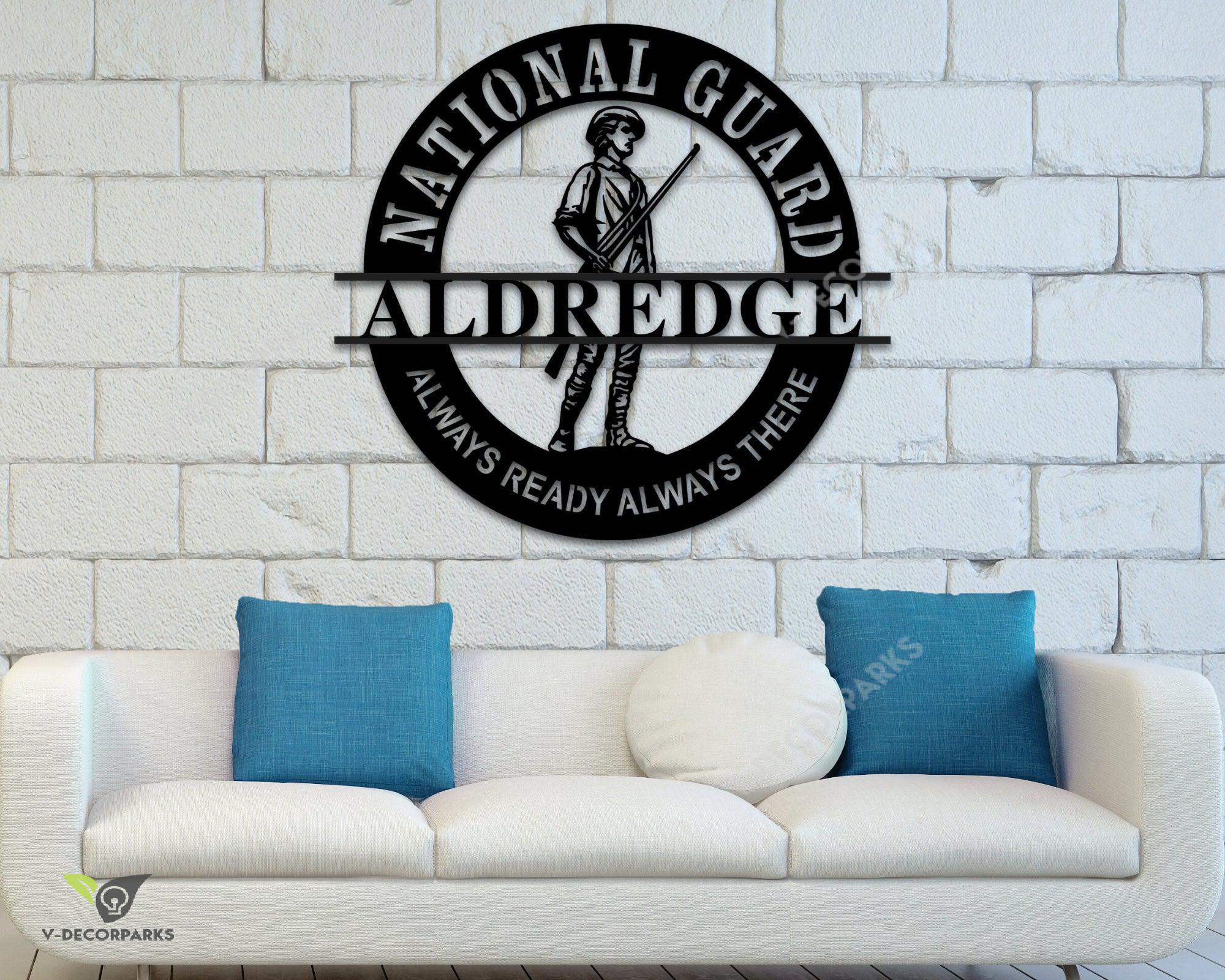Personalized National Guard Gifts, National Guard Emblem, Personalized ...