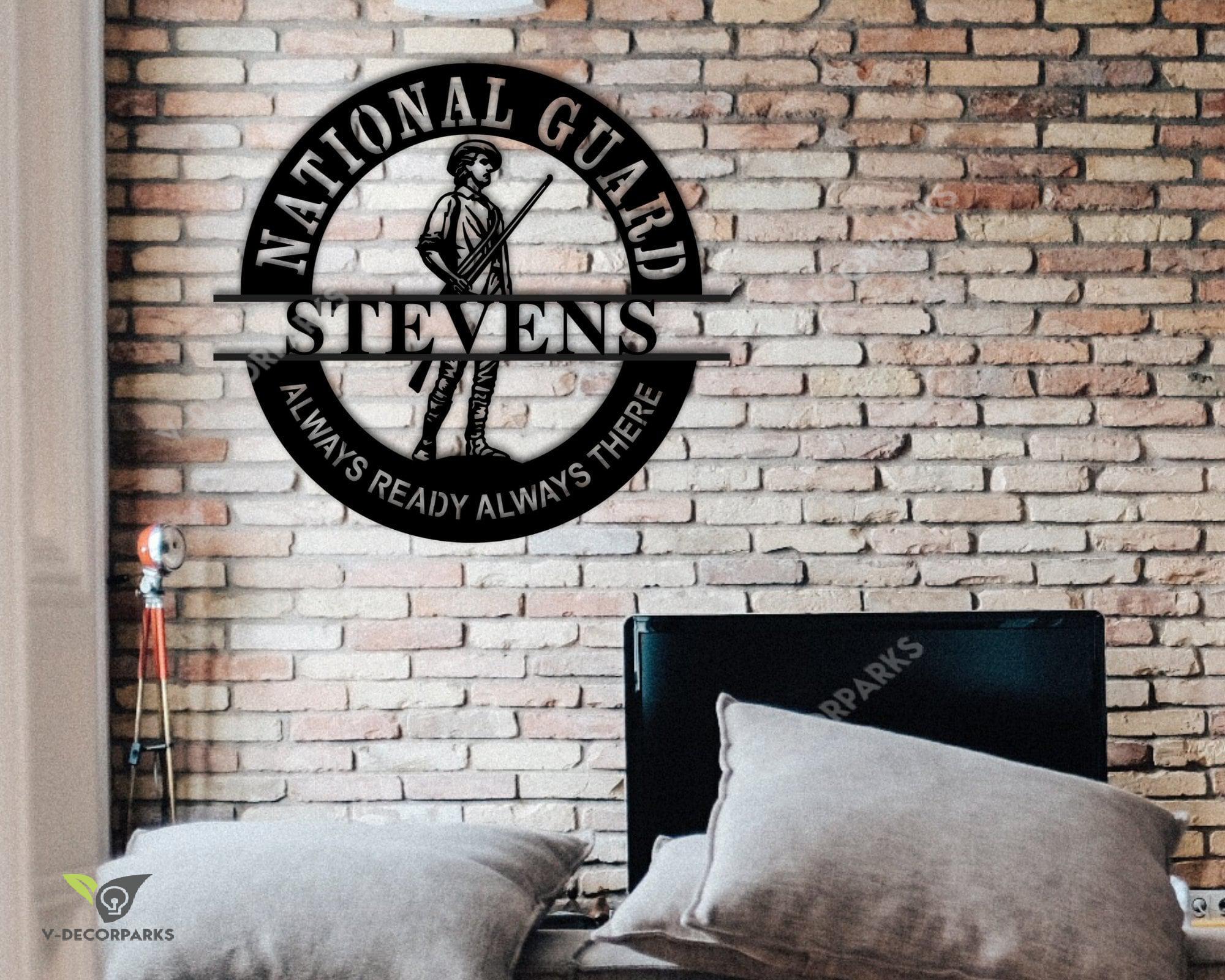 Personalized National Guard Gifts, National Guard Emblem, Personalized ...