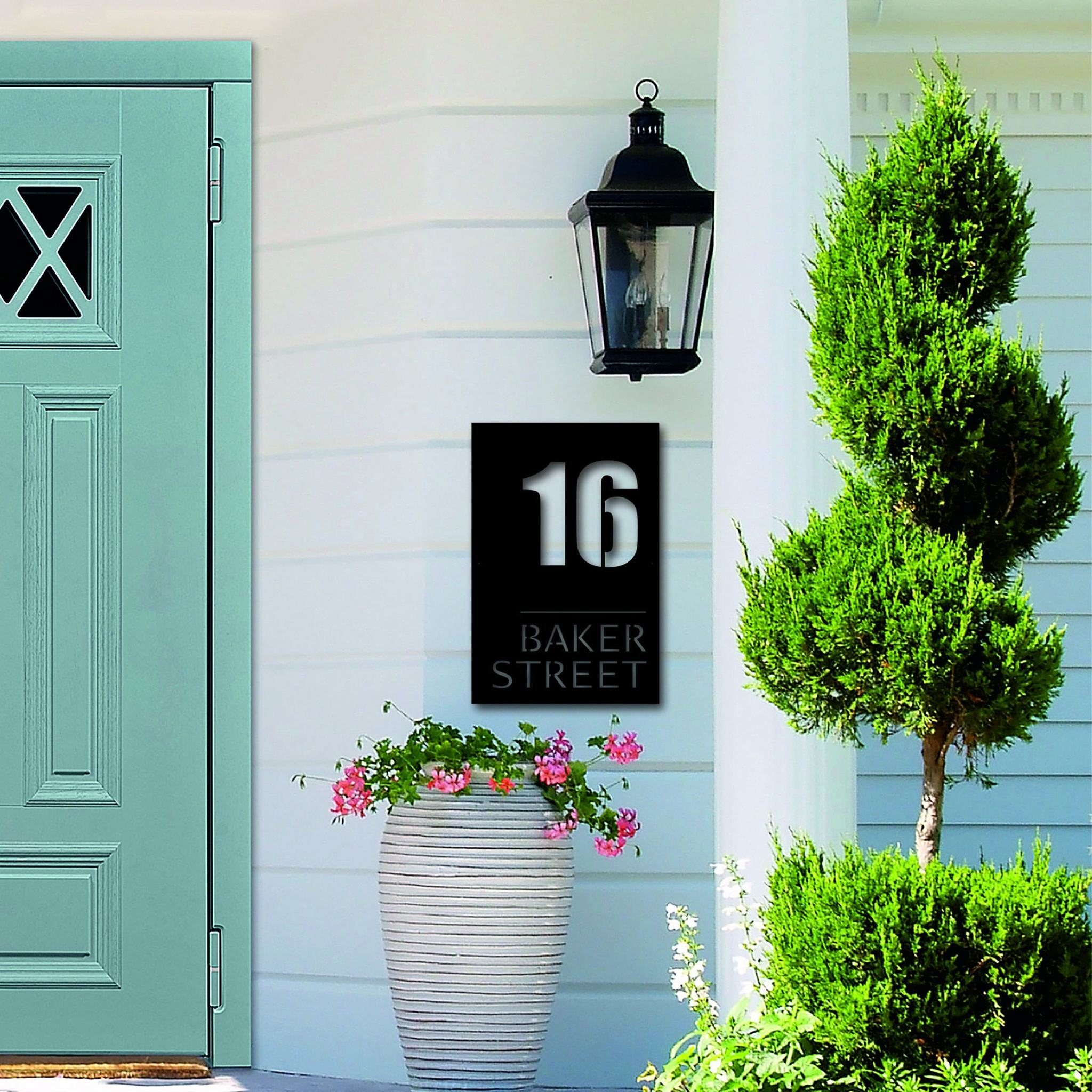 Custom Metal Address Sign For House, Address Plaque, Front Porch Decor ...