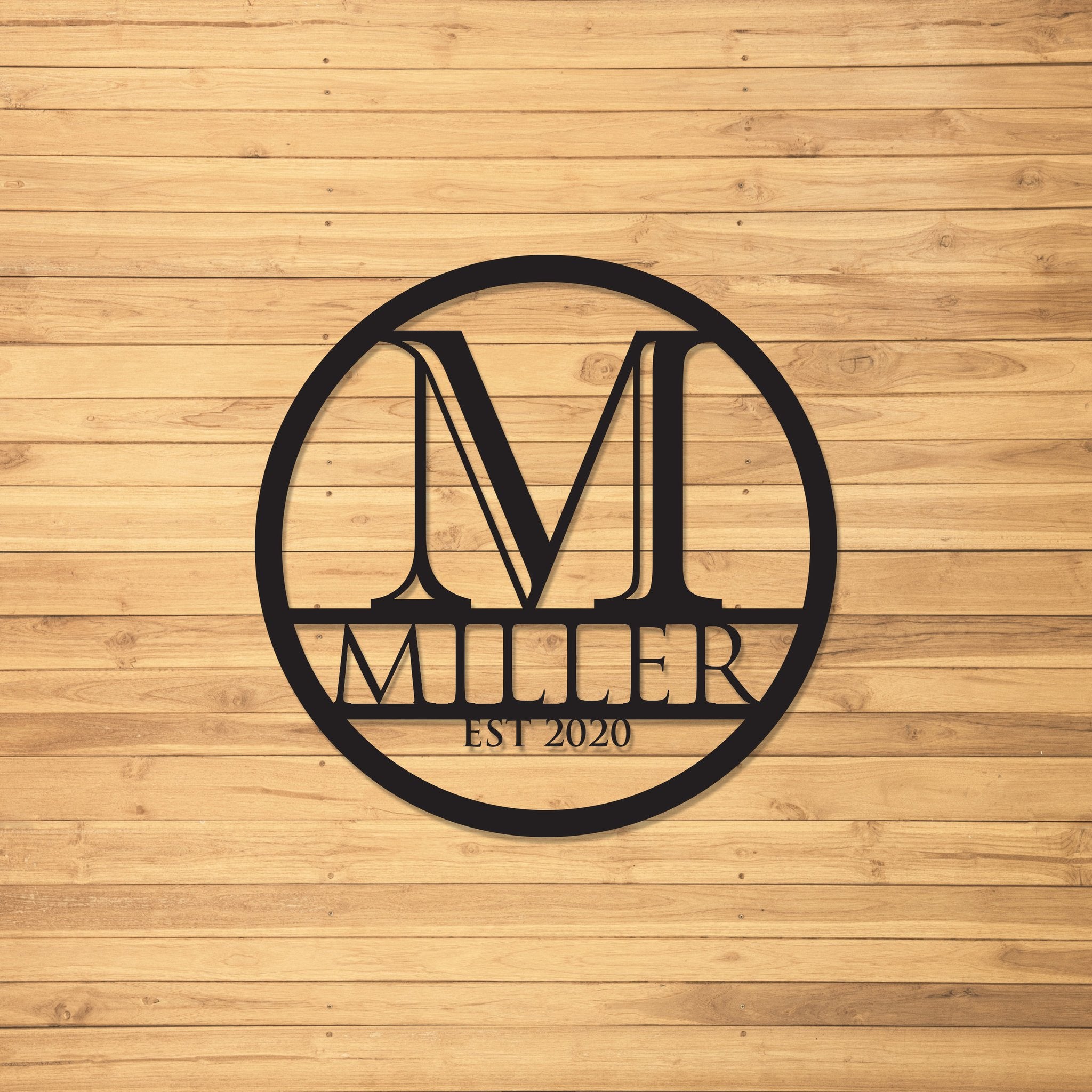 Metal Letter Family Sign, Metal Sign, Custom Metal Sign | Nalaprint