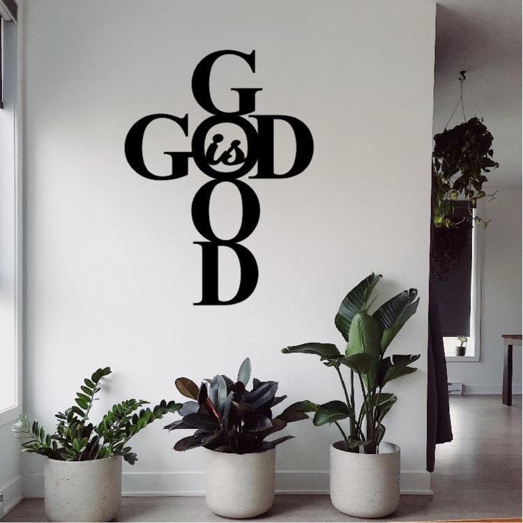 God Is Good Metal Wall Art, God Wall Decor, Metal Wall Decor, Home ...