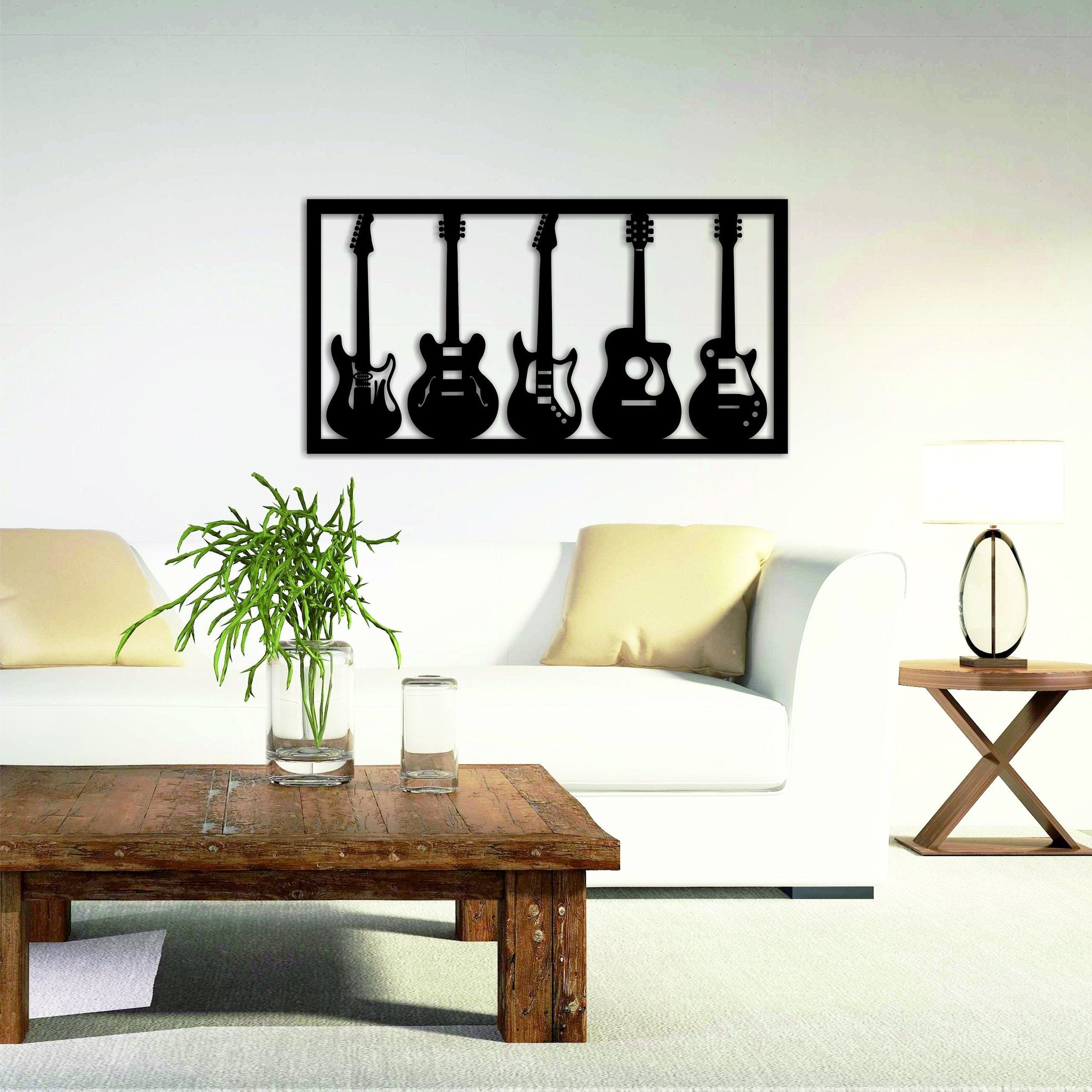 Music Decor, Guitar Sign, Music Room Decor, Musical Note Sign, Record ...