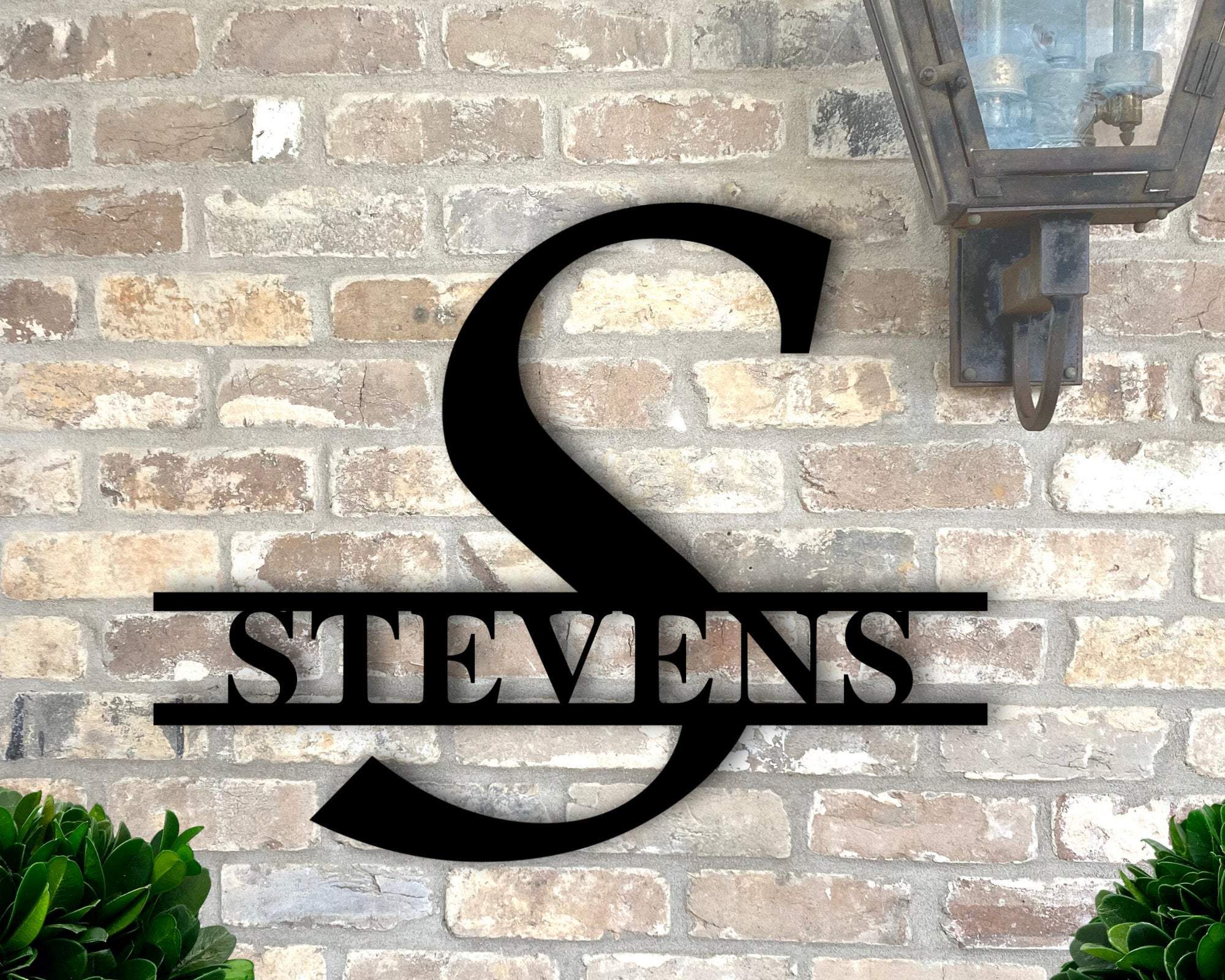 Personalized Metal Sign Custom Last Name Sign Family Name Sign Metal ...