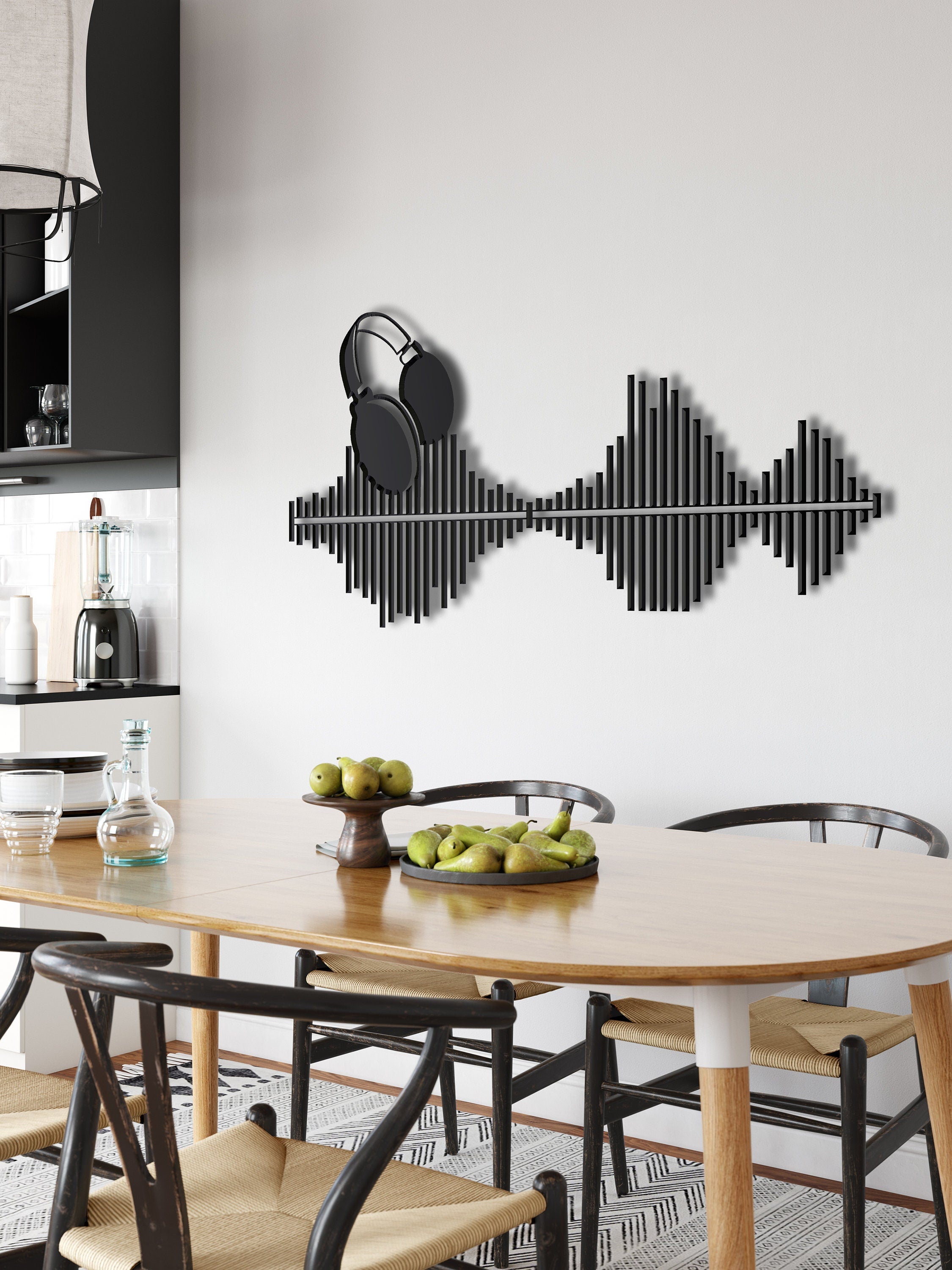 Rhythm Of The Music, Music Wall Art, Metal Wall Decor, Music Decor ...