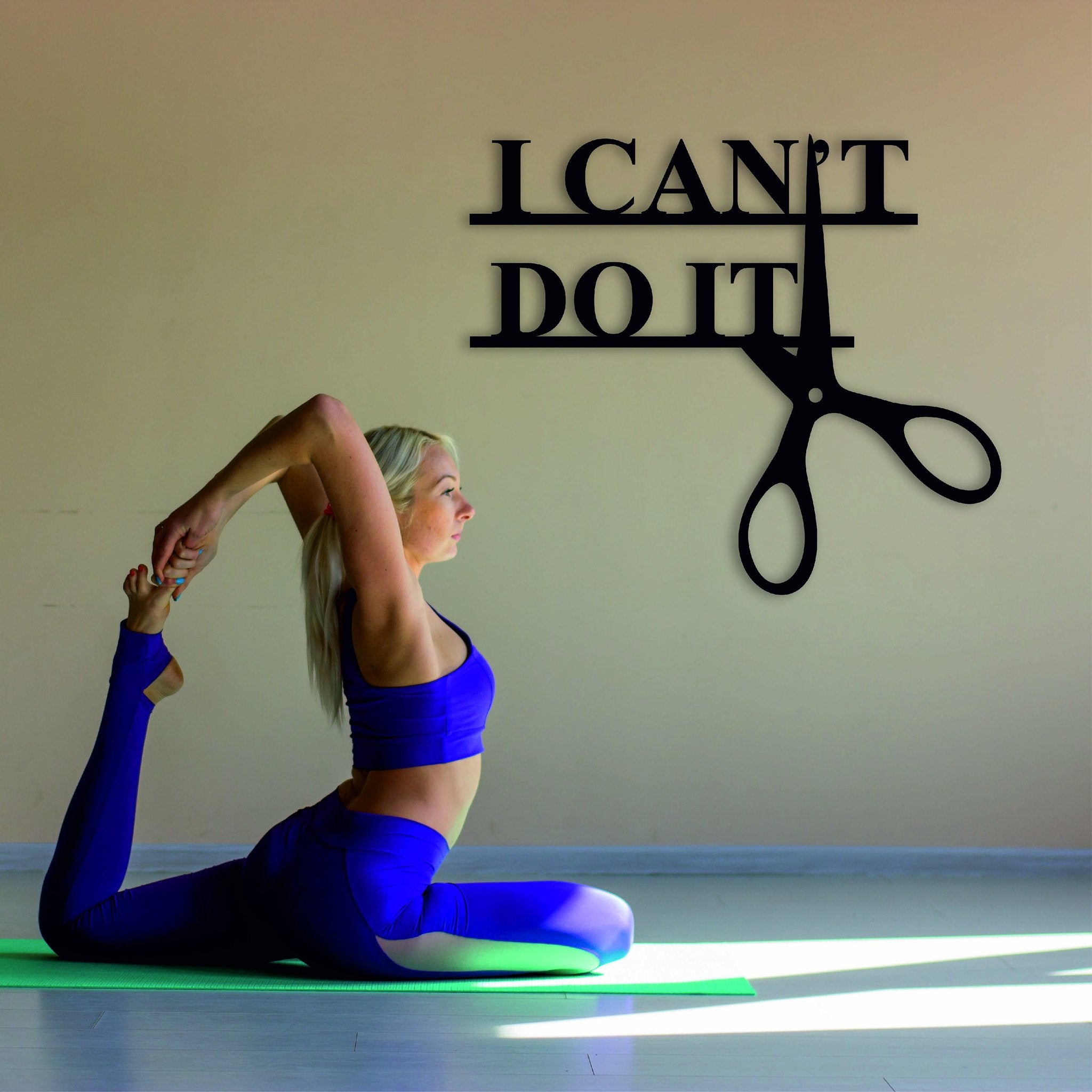 I Can Do It - Metal Wall Art, Motivational Metal Wall Decor, Metal Home ...