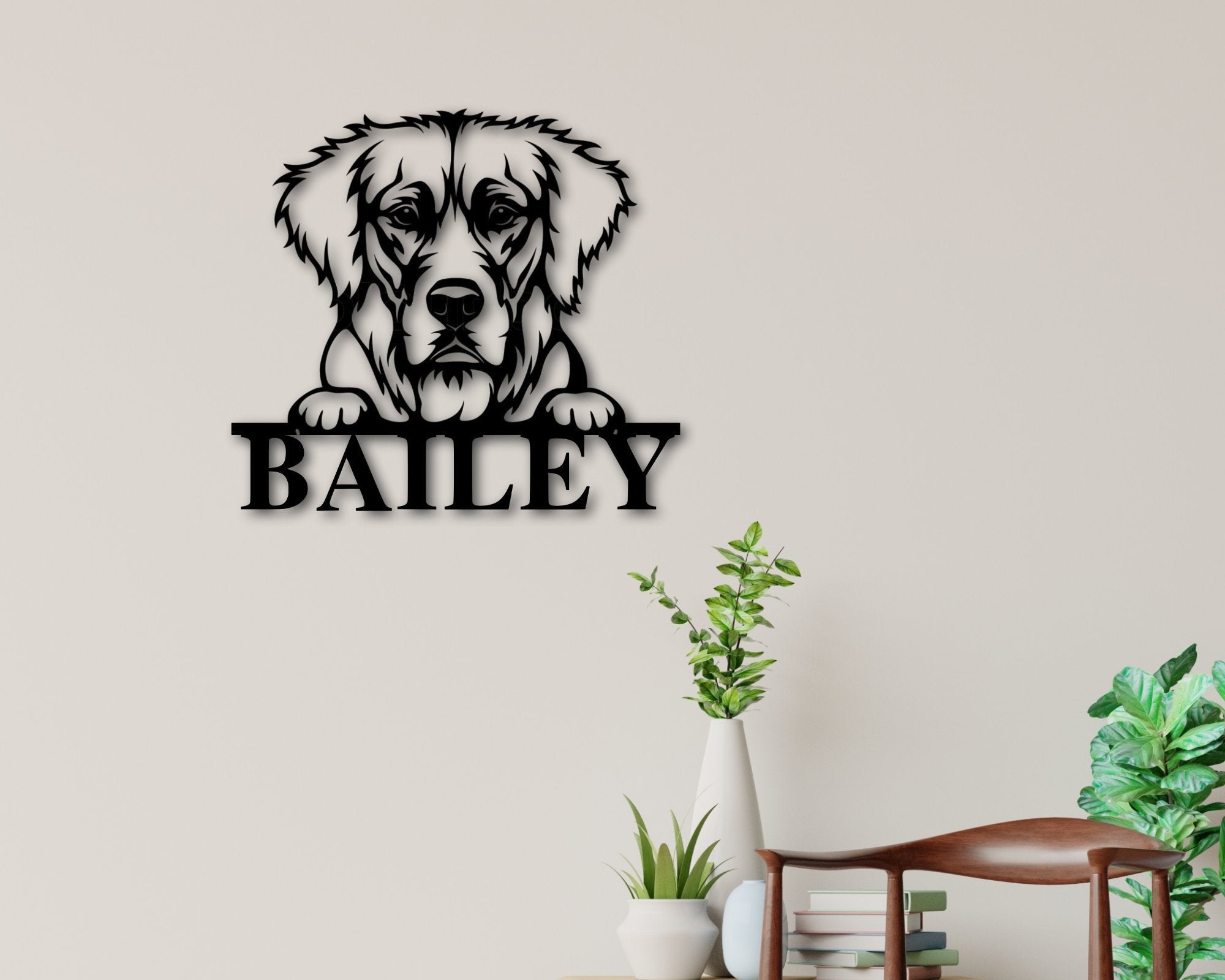 Golden Retriever Dog Sign, Golden Retriever Metal Sign, Golden ...
