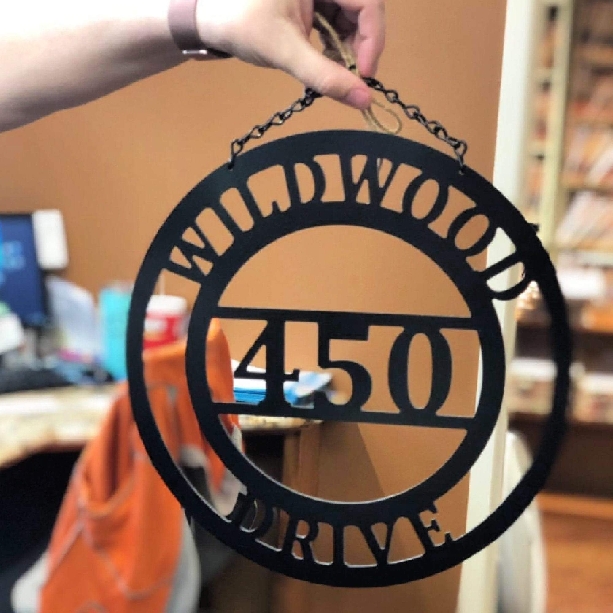 Custom Design - Circle Sign, Cut Metal Sign, Wall Metal Sign | Nalaprint