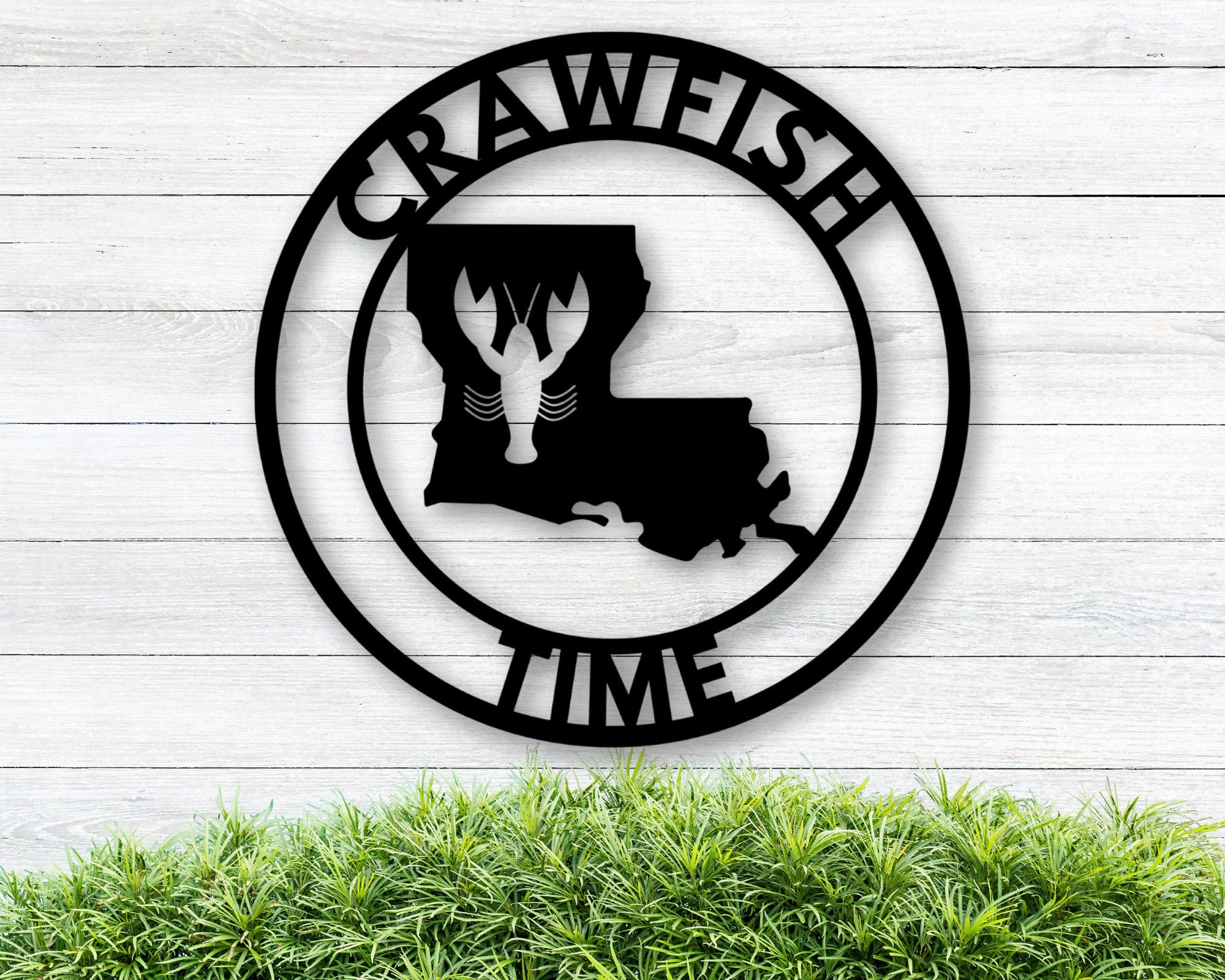 Crawfish Sign, Outdoor Sign, Crawfish Boil Sign, Outdoor Kitchen Metal ...