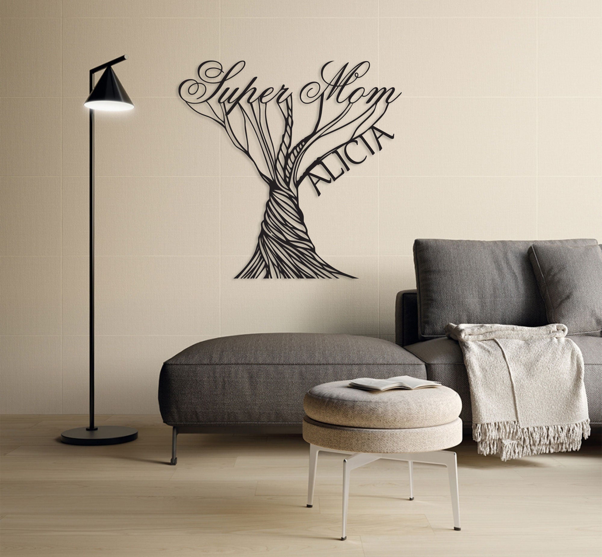 Customized Name Metal Wall Art, Tennessee Vintage Metal Sign - Us ...