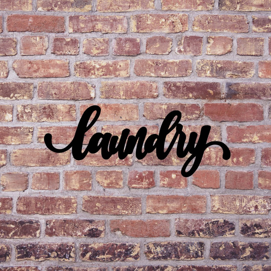 Laundry Sign Cut Metal Sign, Wall Decor Metal Sign, Home Decor Metal ...