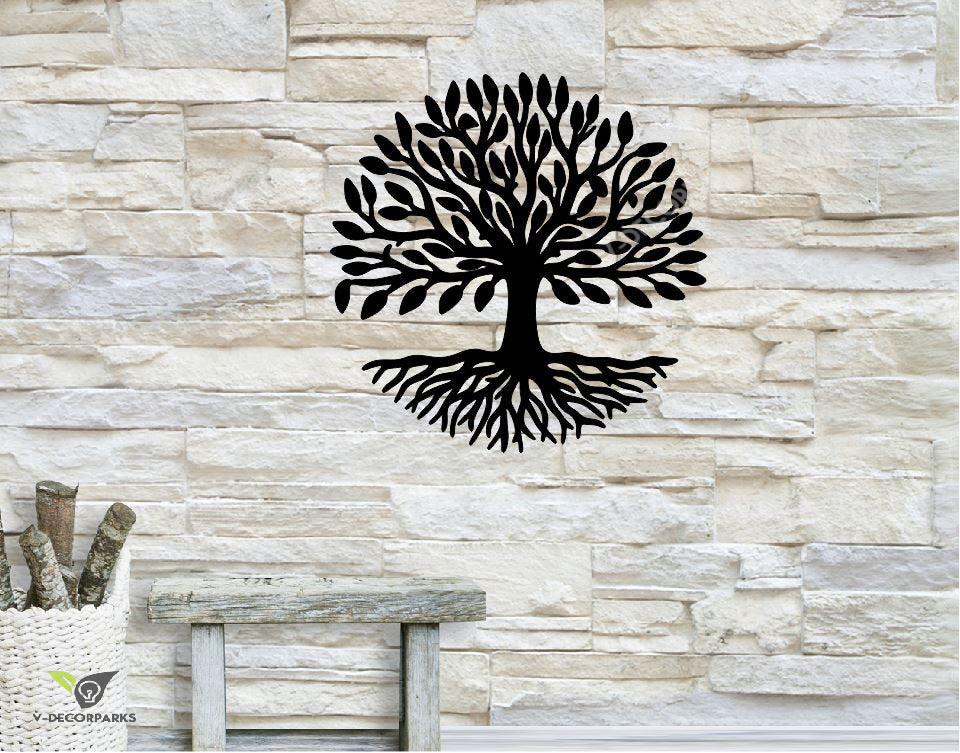 Tree Of Life Metal Sign, Metal Wall Decor, Tree Of Life Sign, Home ...