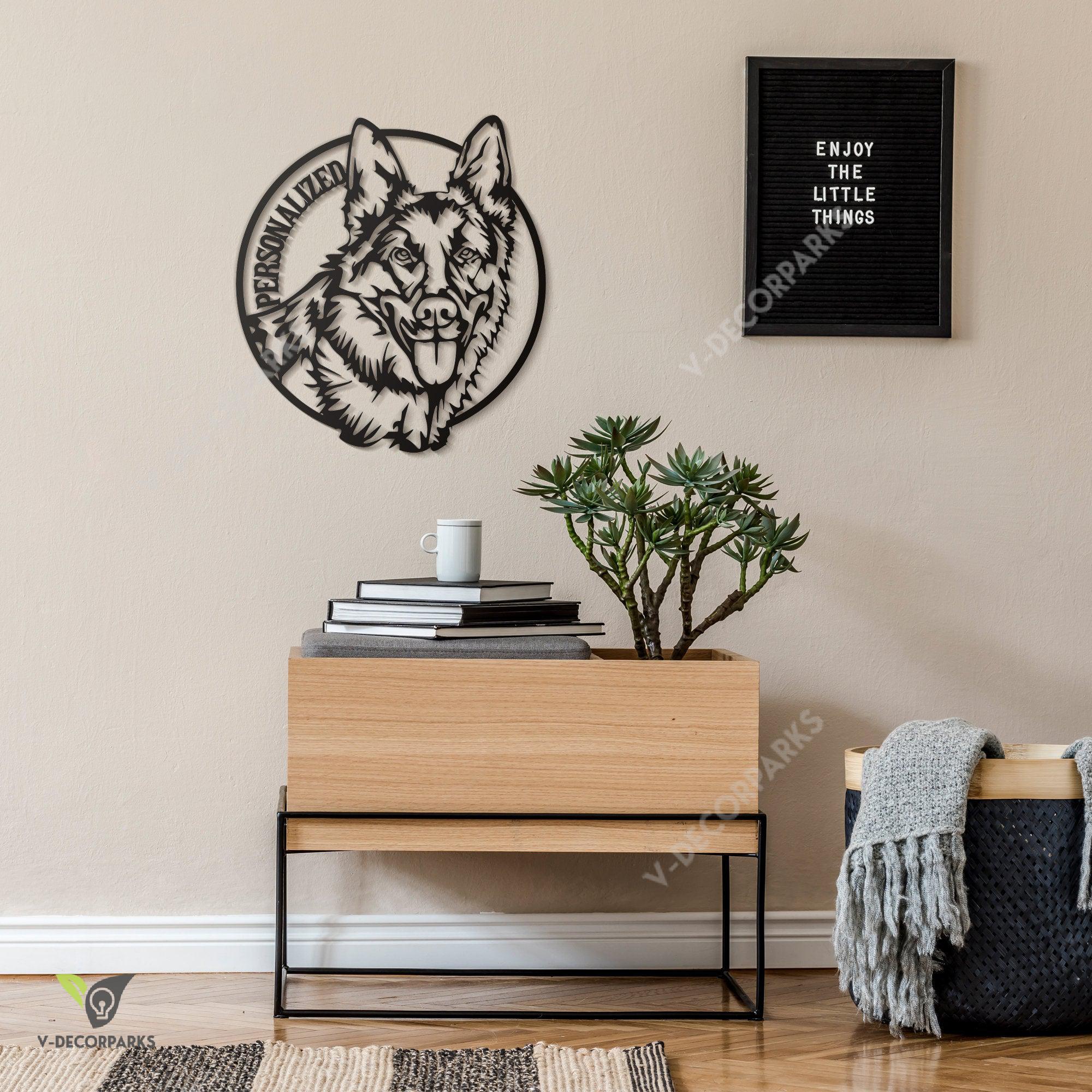 Personalized German Shepherd Sign - German Shepherd Sign - German ...
