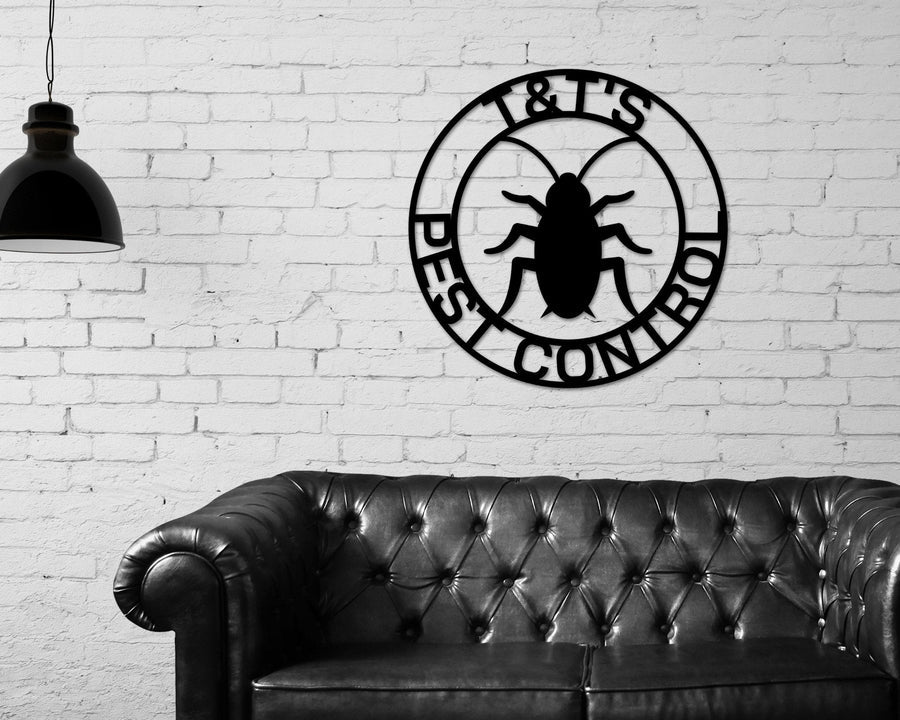 Pest Control Sign, Exterminator Sign, Metal Sign, Pest Control Business ...