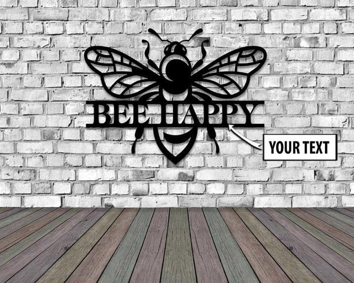 Metal Bee Sign, Honey Bee Family Sign, Bee Decor Farmhouse, Bumble Bee ...