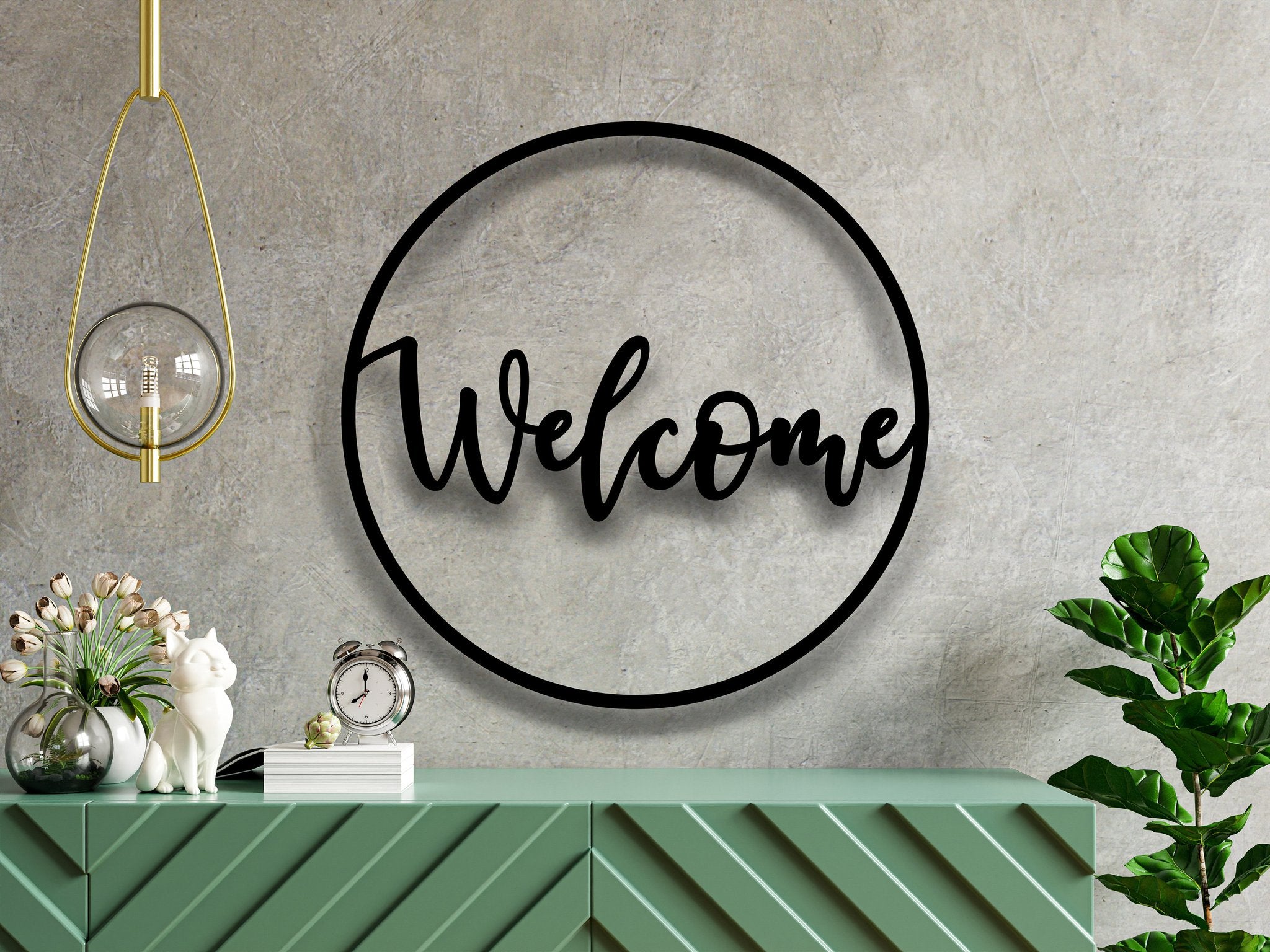 Welcome Metal Word, Outdoor Welcome Sign, Wedding Welcome Sign ...