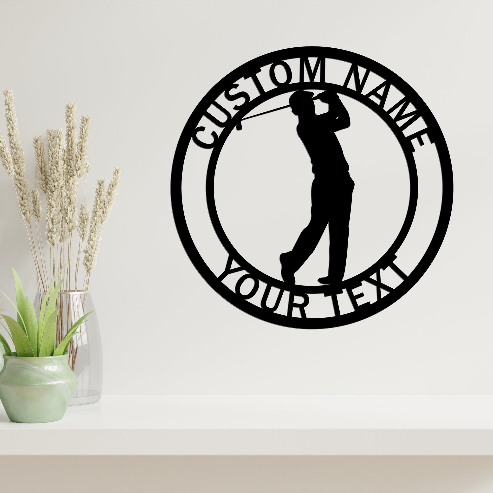 Golf Metal Wall Art, Golf Metal Sign, Golf Wall Art, Metal Golf Sign ...