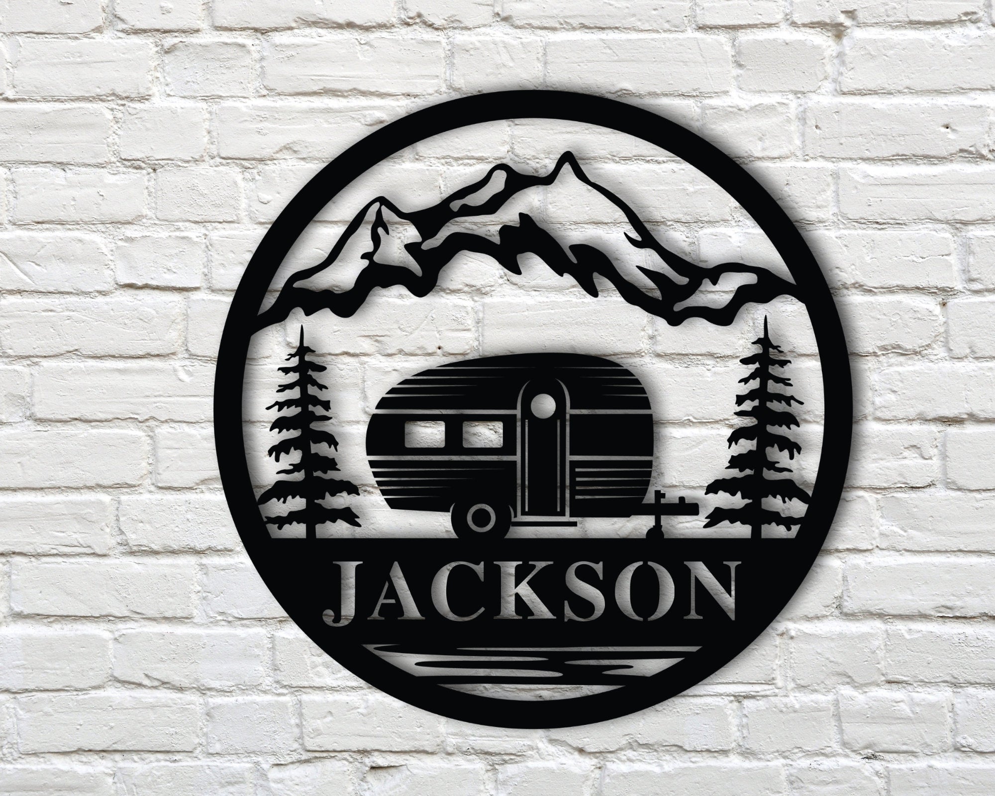 Personalized Metal Camping Sign, Camping Sign, Custom Camper Sign, Rv ...