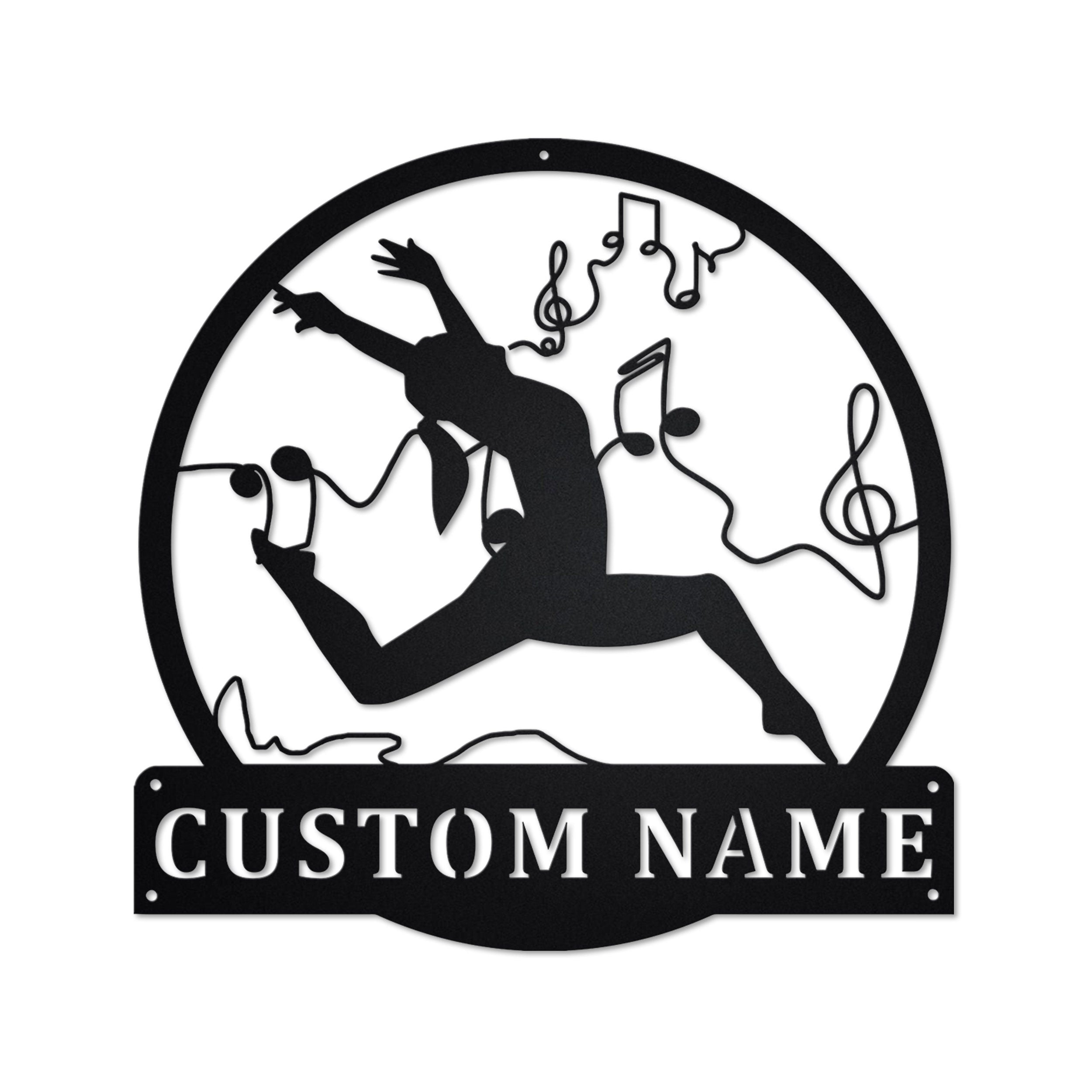 Personalized Jazz Dance Metal Sign, Jazz Dance Metal Wall Art, Jazz ...