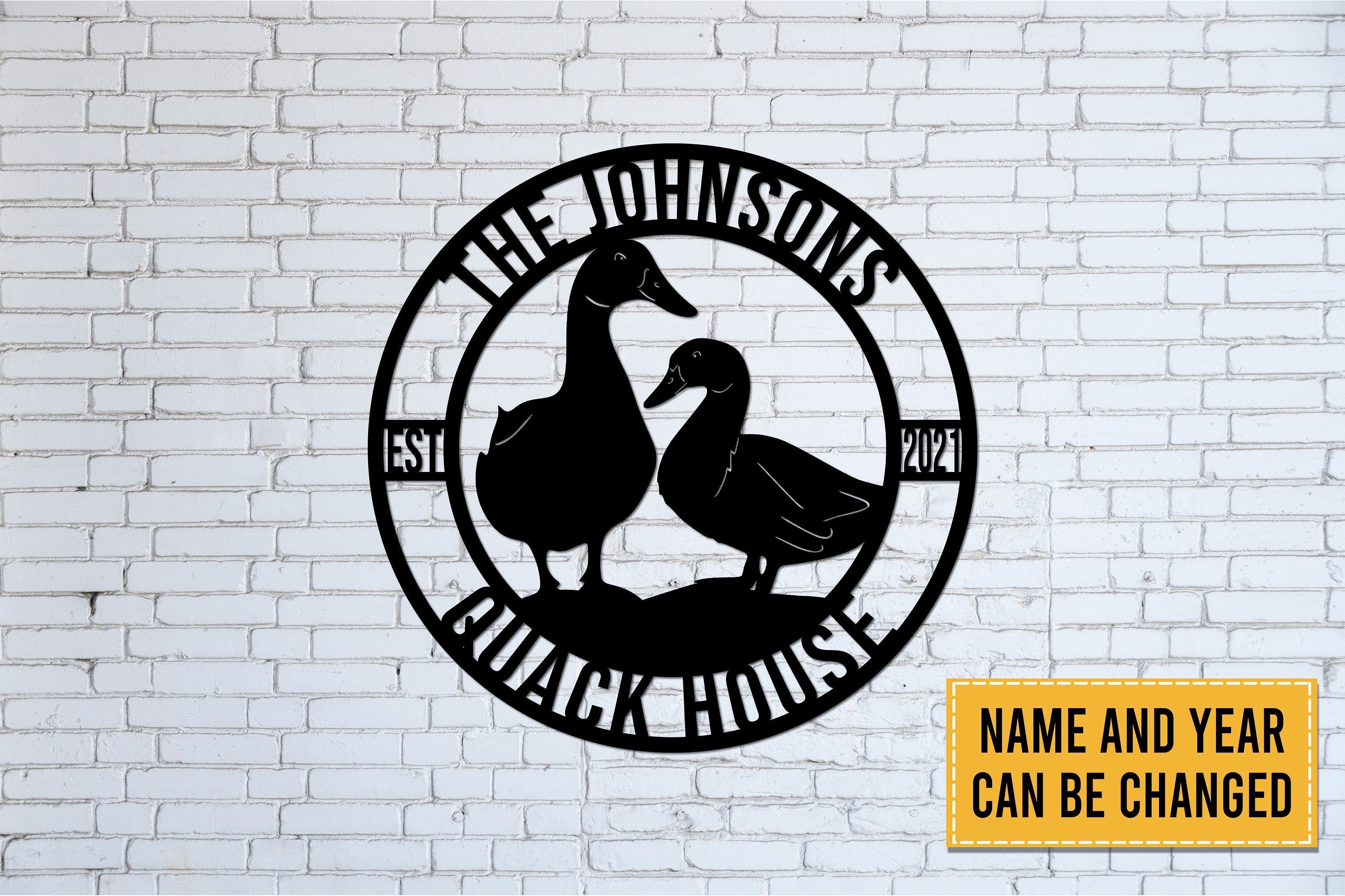 Duck Quack House Metal Signs, Quack House Sign, Duck Farm Metal Sign ...