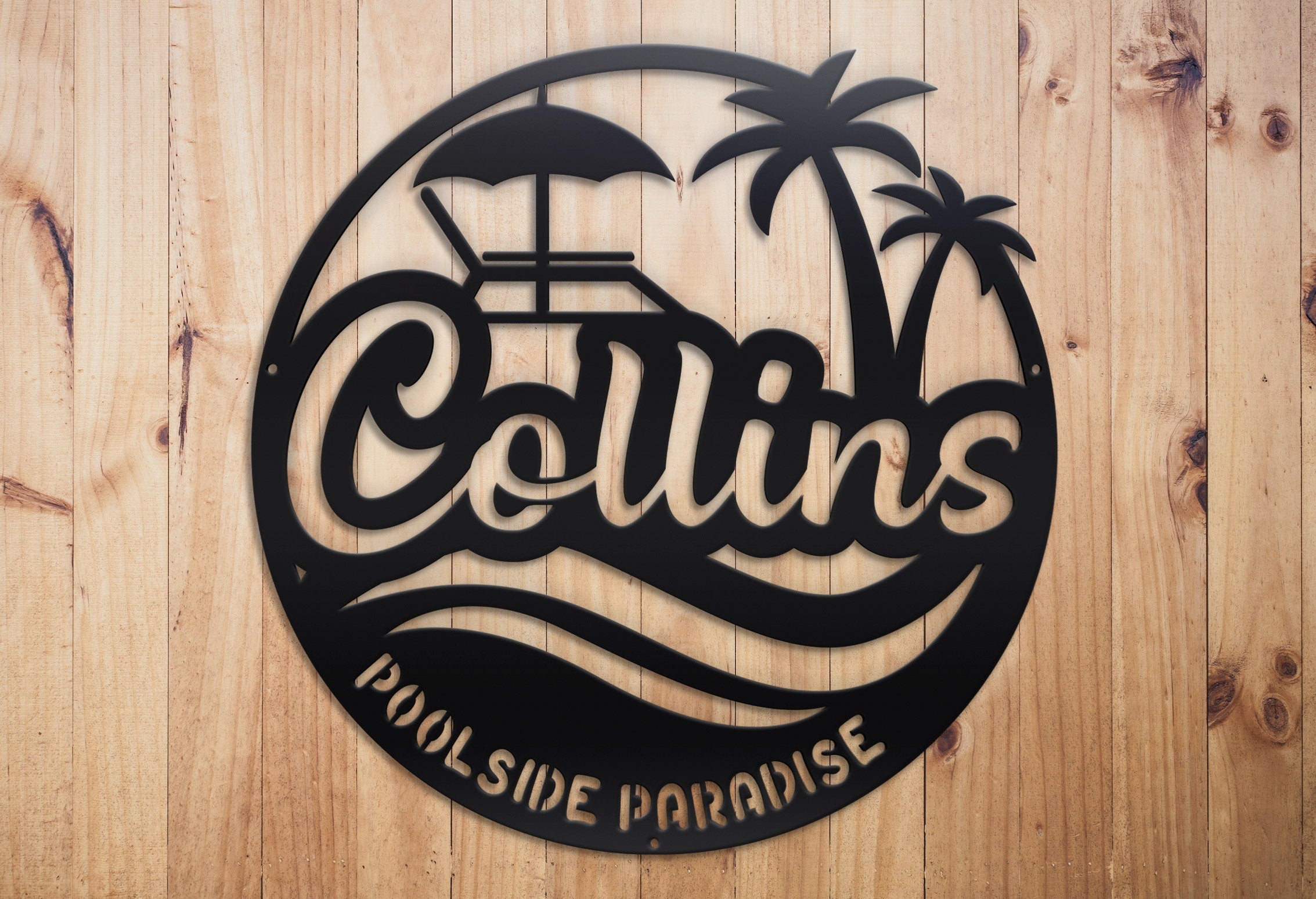 Pool Sign, Custom Pool Sign, Housewarming Gift, Personalized Pool Sign ...