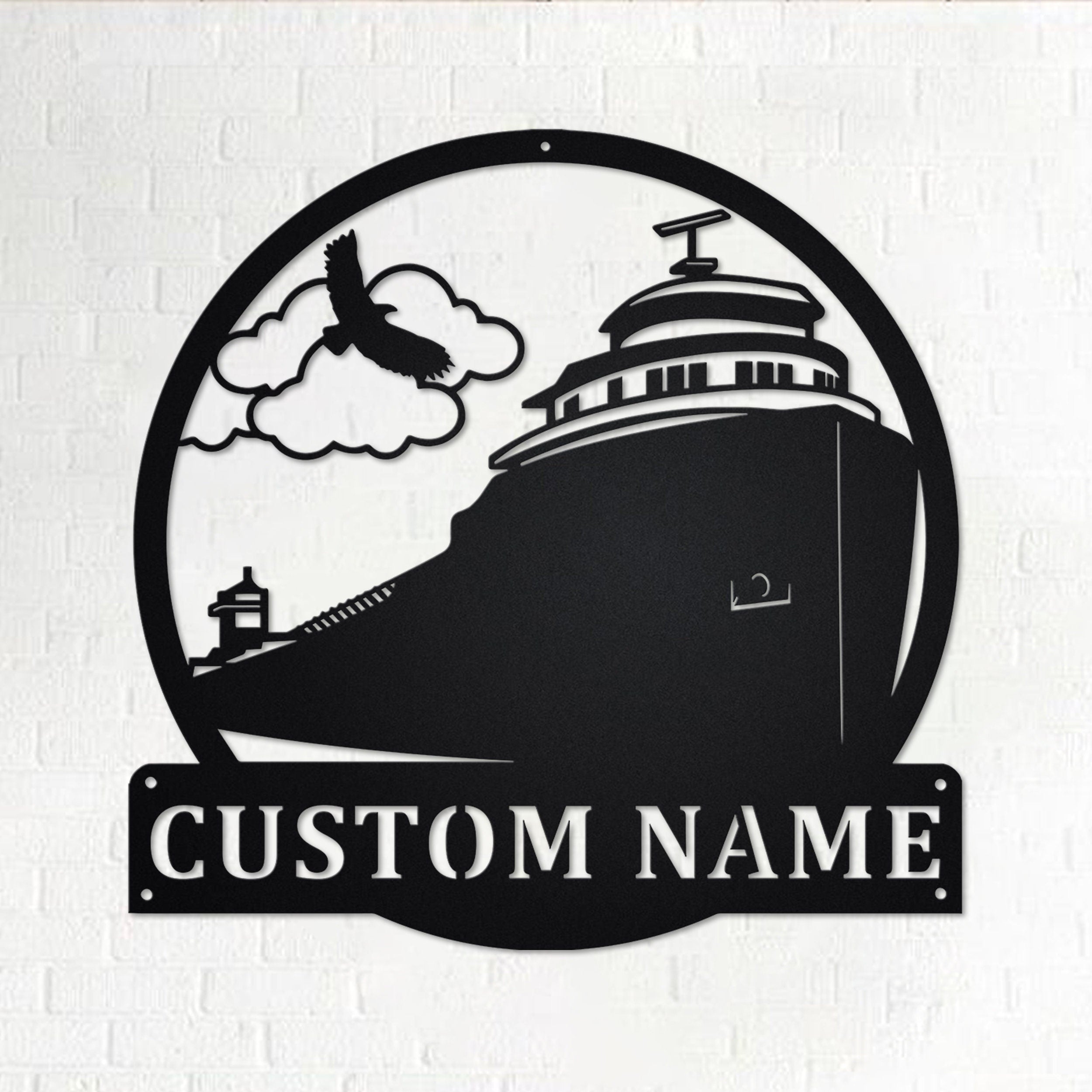Custom Lake Freighter Ship Metal Wall Art, Personalized Freighter Ship ...