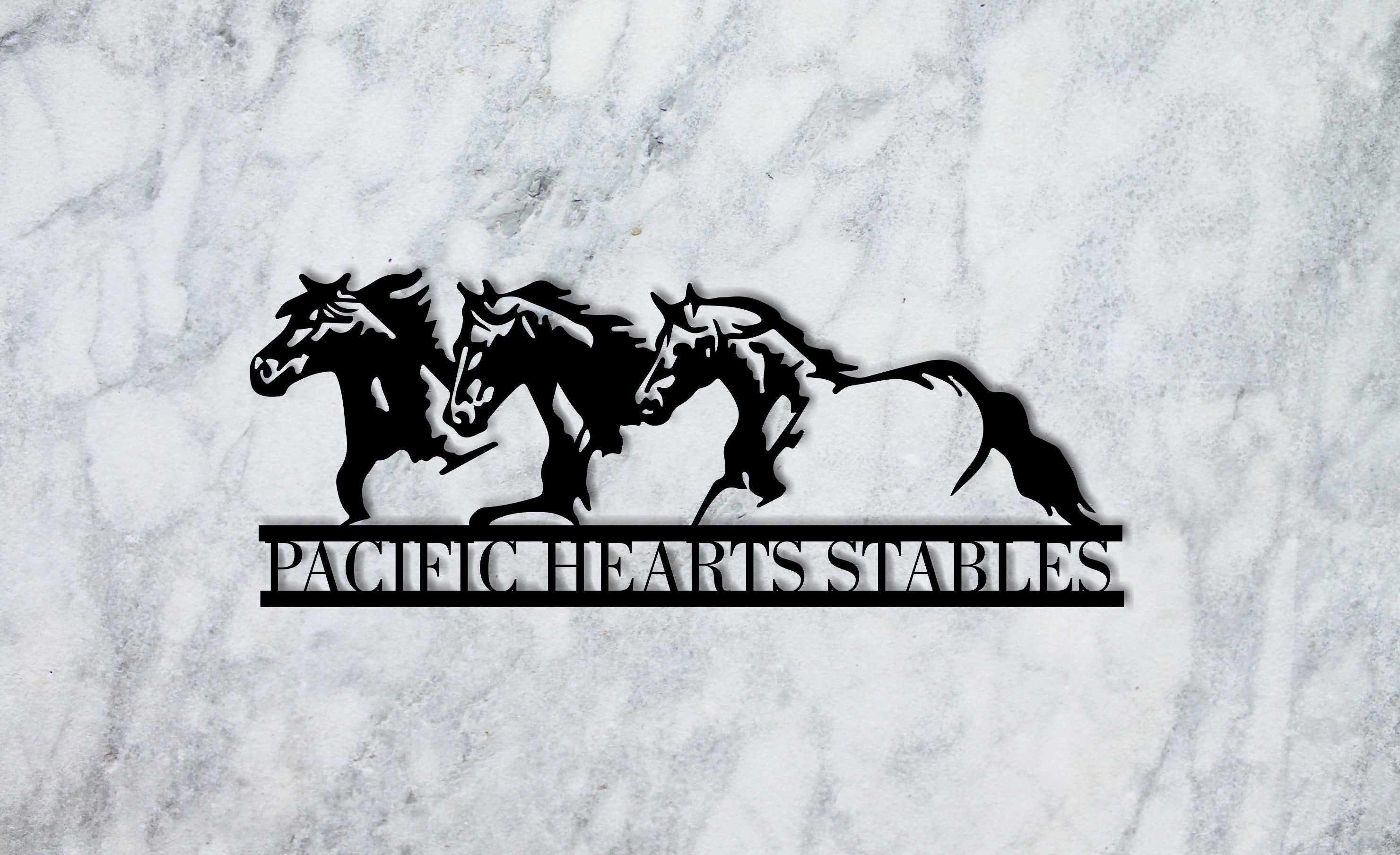 Custom Horse Metal Wall Art, Farmer Decor, Home Horse Lover ...