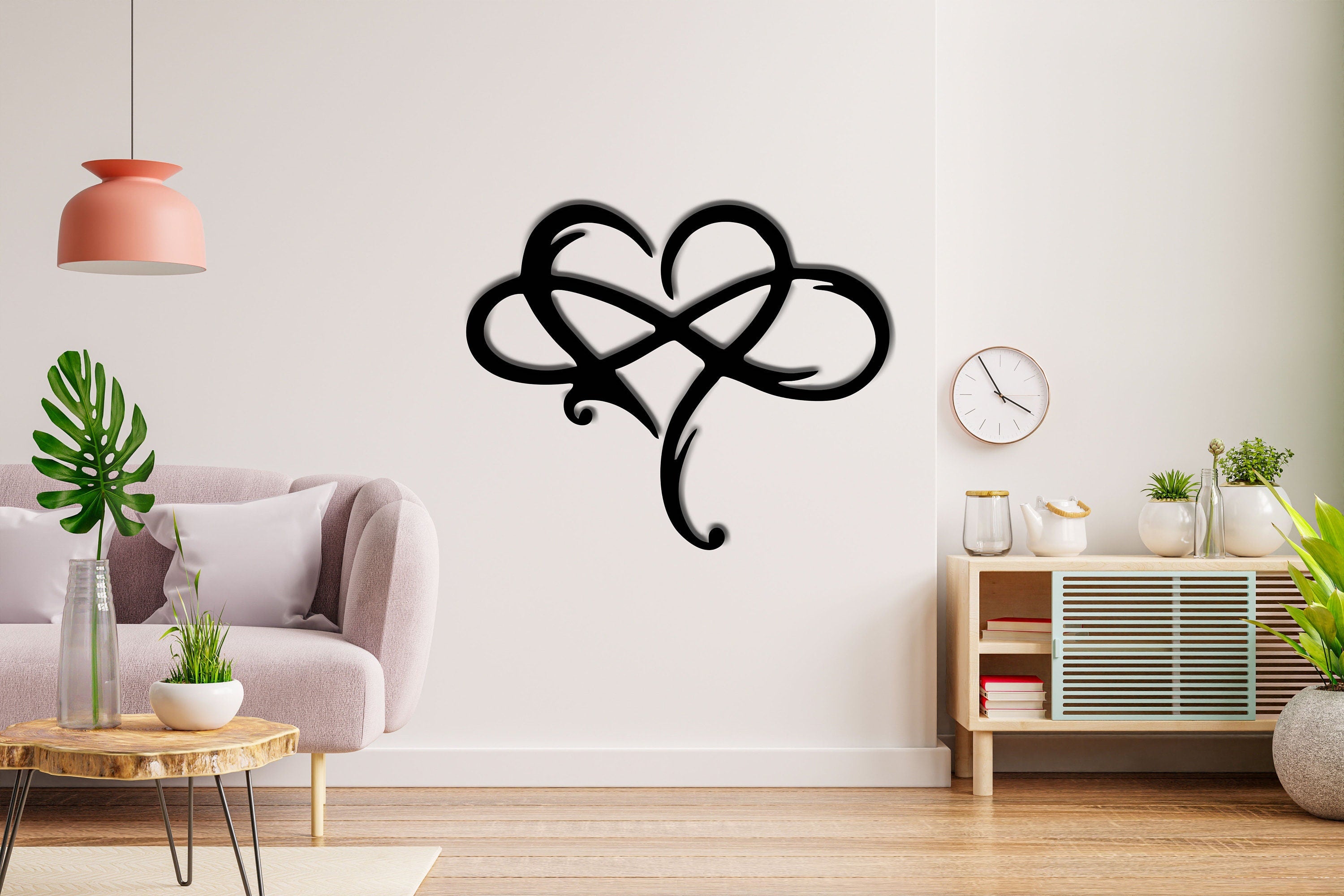 Personalized Infinity Metal Sign - Wedding Gift Signs - Metal Wall Art ...