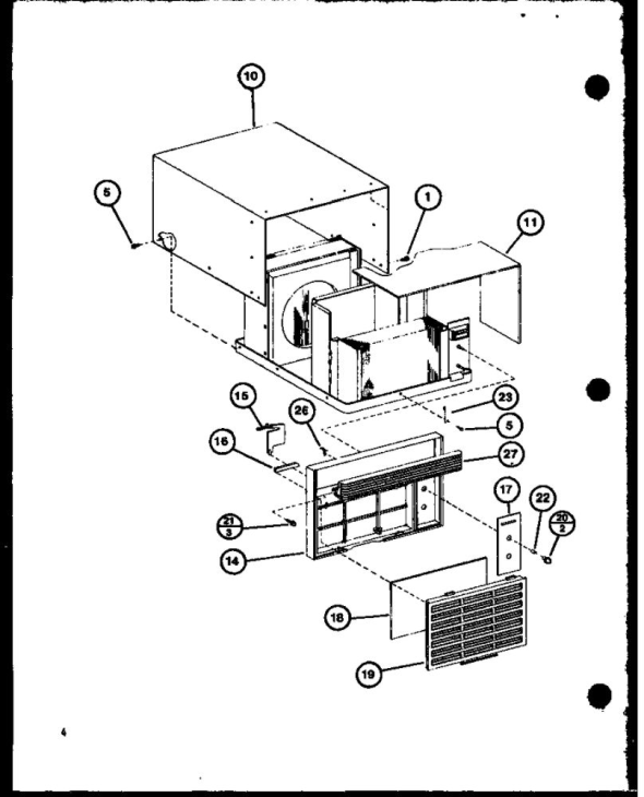 Amana 1125R/P69684-5R Portable Room Air Conditioner | Partswarehouse