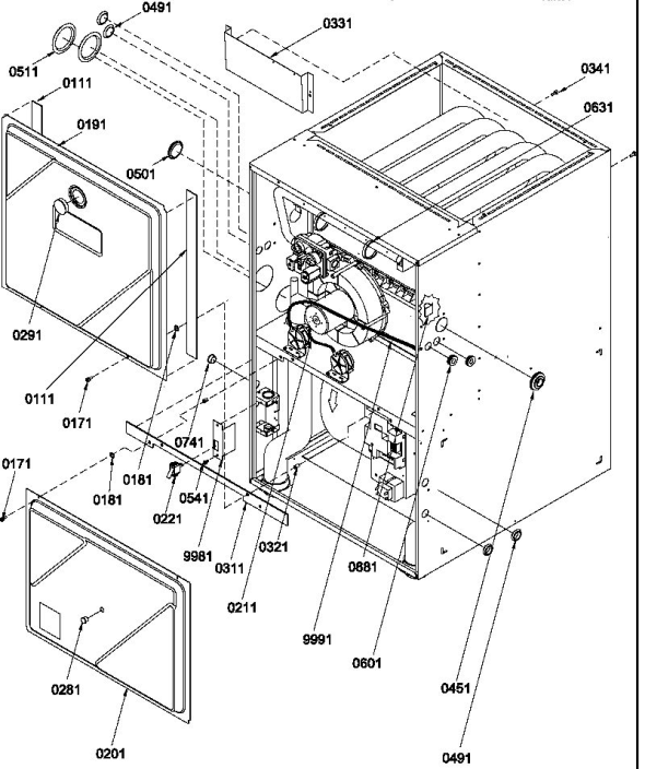 Amana GCCA070AX30/P1227602F Gas Furnace - GCCA Series | Partswarehouse