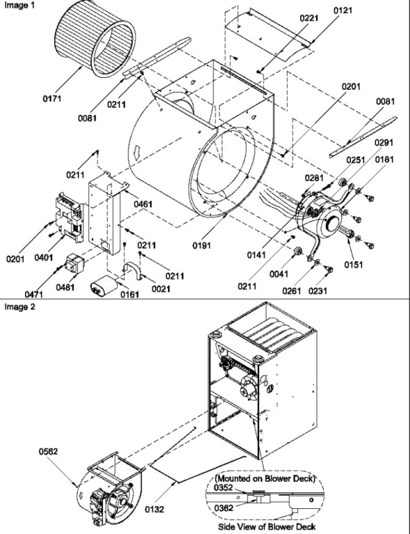Amana GUCA090AX40/P1219304F Gas Furnace - GUCA Series | Partswarehouse
