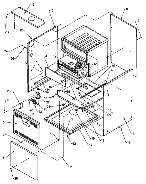 Amana GUIA115A40/P1177306F Air Conditioner & Heater | Partswarehouse