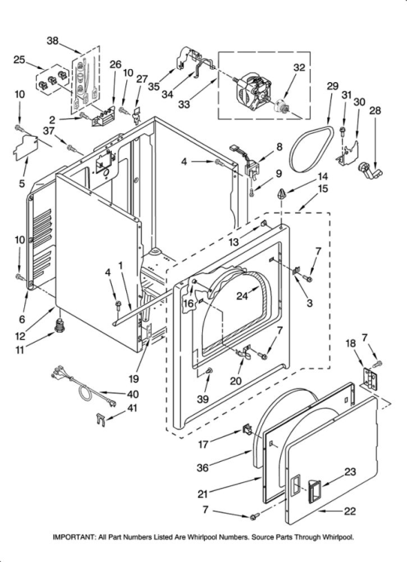 Amana YNED5200TQ0 Dryer | Partswarehouse