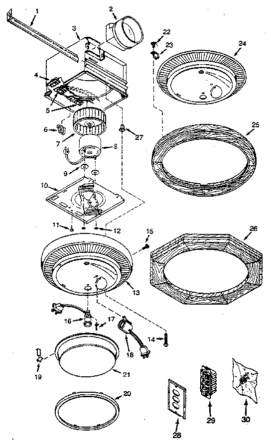 Broan N722 and 722 Household Fan | Partswarehouse