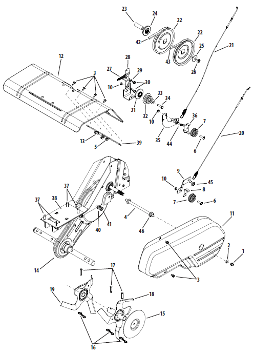 Cub Cadet FT24 Tiller | Partswarehouse