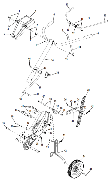 Cub Cadet RT45 Front Tine & Rear Tine Tillers | Partswarehouse