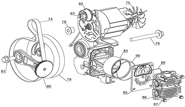 DeWalt D55146 Type 7 Compressor | Partswarehouse