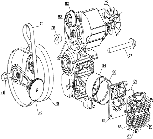 DeWalt D55168 Type 8 Compressor | Partswarehouse