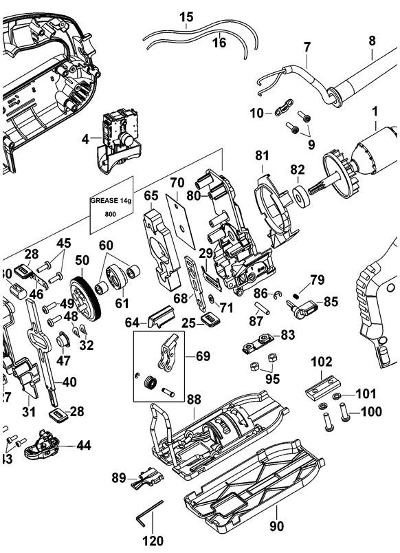 DeWALT DW341-B3 Type 10 Electric Saw | Partswarehouse