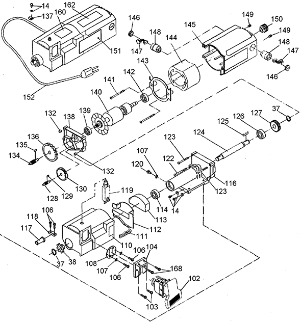 Dewalt DW733 Type 1 Planer | Partswarehouse
