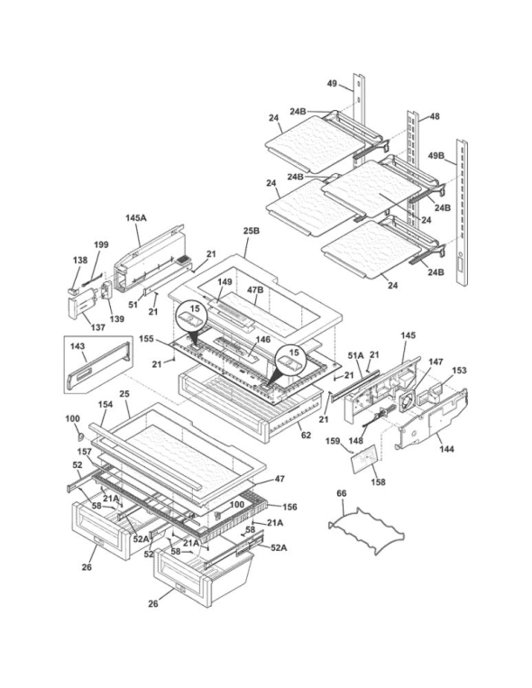 Electrolux EI23BC80KS2 Refrigerator | Partswarehouse