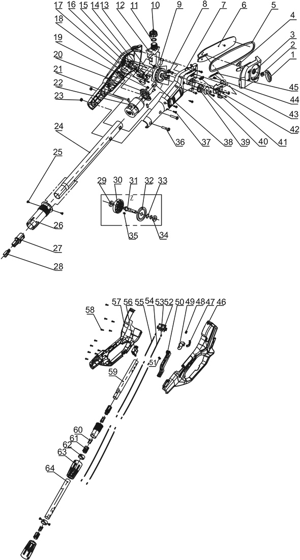 Greenworks 20622 Pole Saw | Partswarehouse