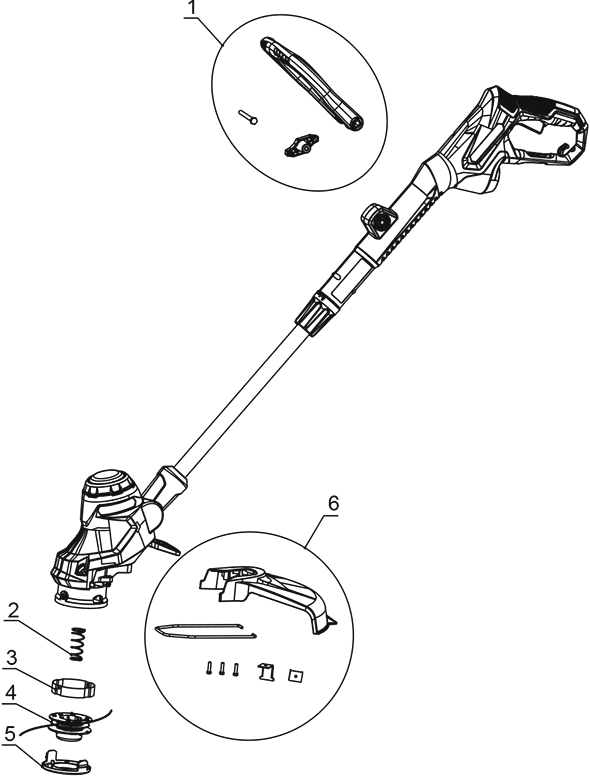 Greenworks ST05B00 String Trimmer | Partswarehouse