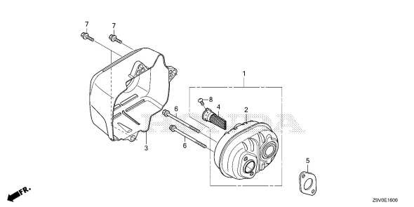 Honda GCV170LA A1A Engine | Partswarehouse