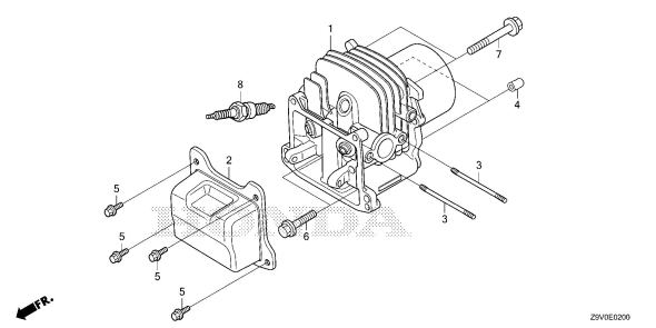 Honda GCV170LA A1A Engine | Partswarehouse