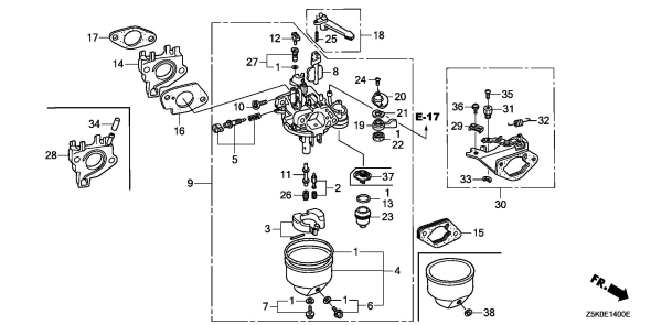 Honda GX270UT2 SWC4/A Engine | Partswarehouse