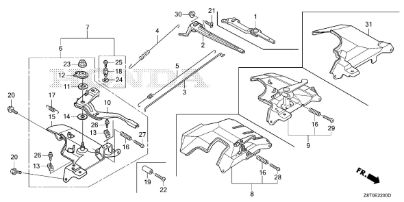 Honda GX340UT2X QA2 Engine | Partswarehouse