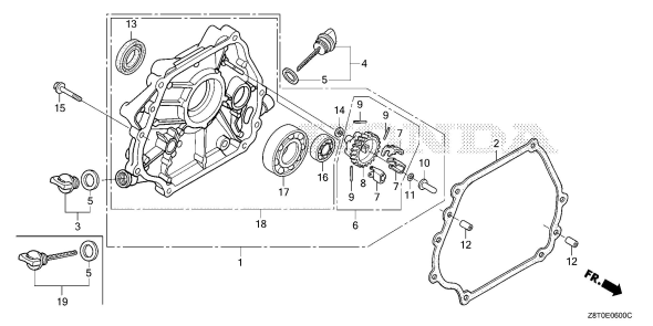 Honda GX340UT2X QA2 Engine | Partswarehouse