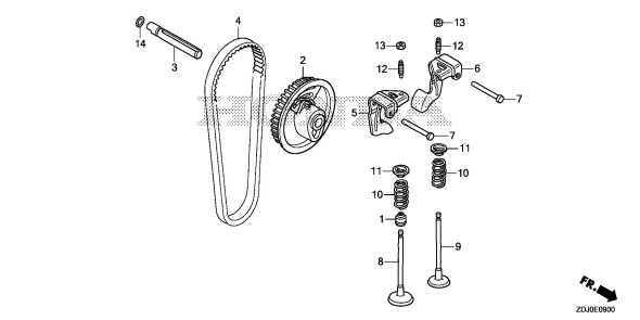 Honda GXR120RT KRBH Engine | Partswarehouse