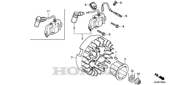 Honda GXR120RT QEH Engine | Partswarehouse